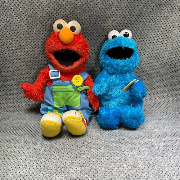 Sesame Street | Toys | Elmo Cookie Monster Plush Bundle | Poshmark